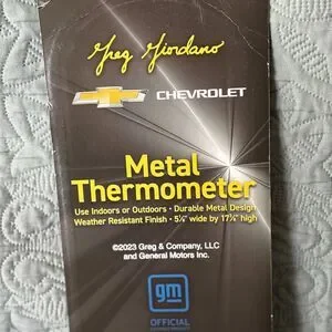 Country Side | Accents | Chevrolet Greg Giordano Metal Thermometer ...